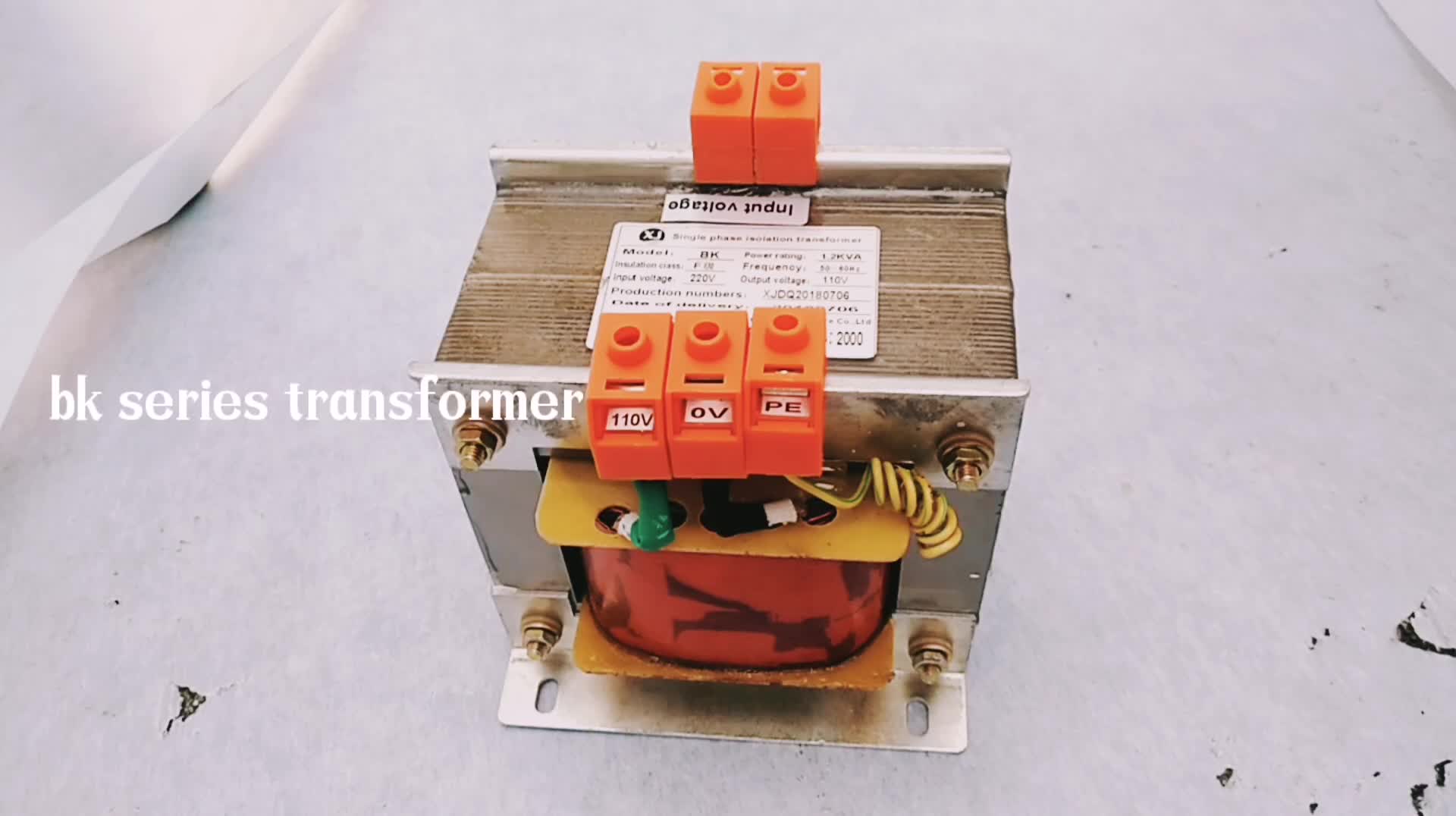 Bk Single Phase 3kva Isolation Transformer 220v To 24v 12v For Cnc