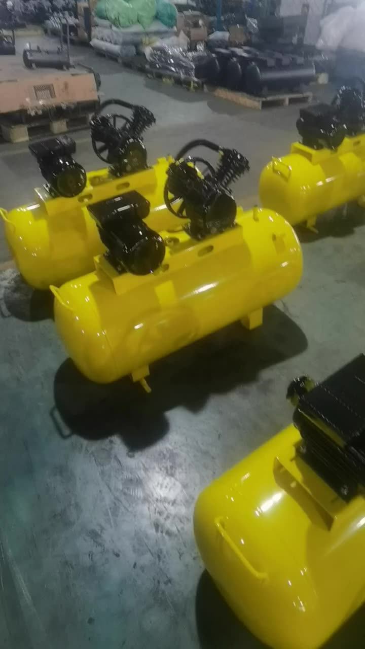 4hp Electric And Petrol Air Compressor 300 Liter Capacity Used Servo ...