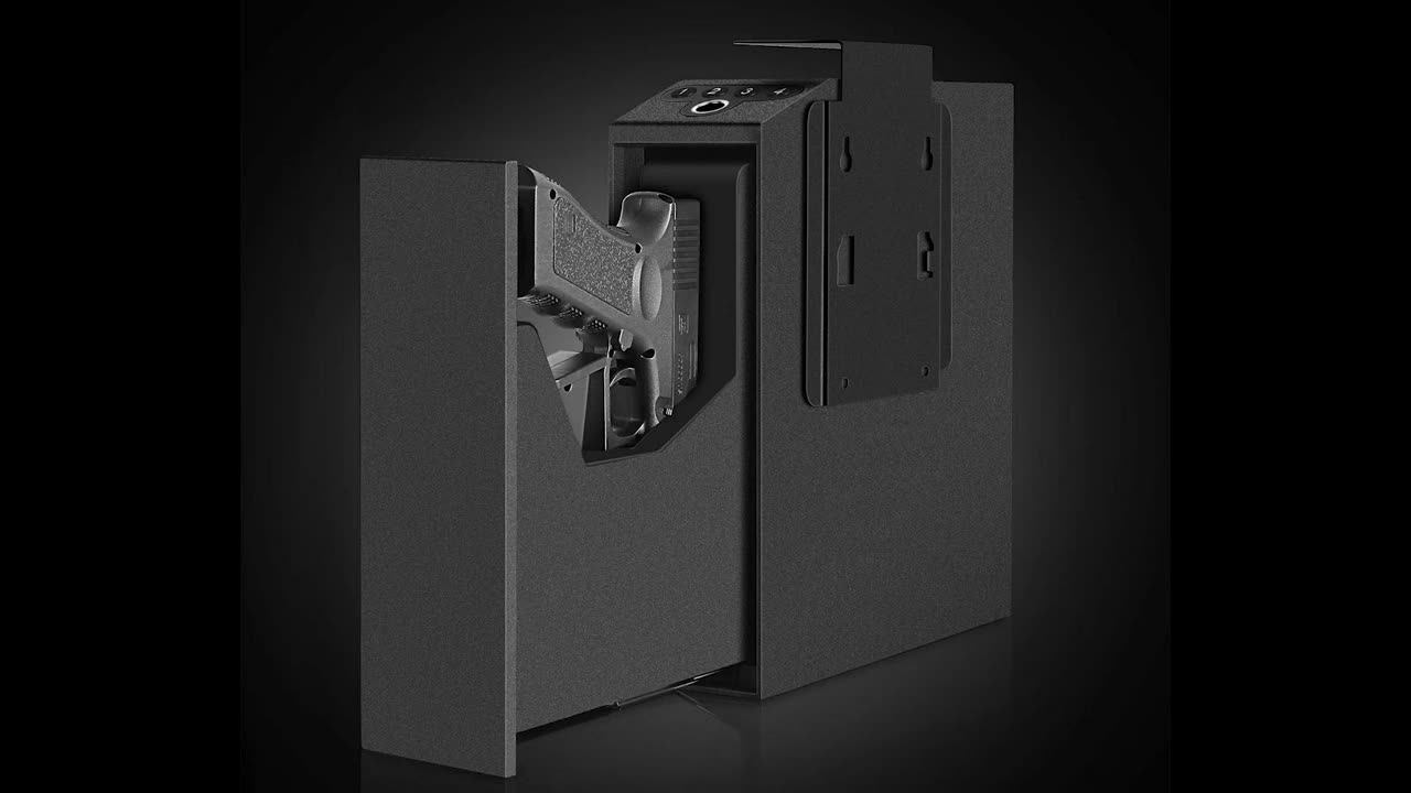 Automatic Pulling And Hanging Gun Box,Hidden Safes For Home Biometric ...