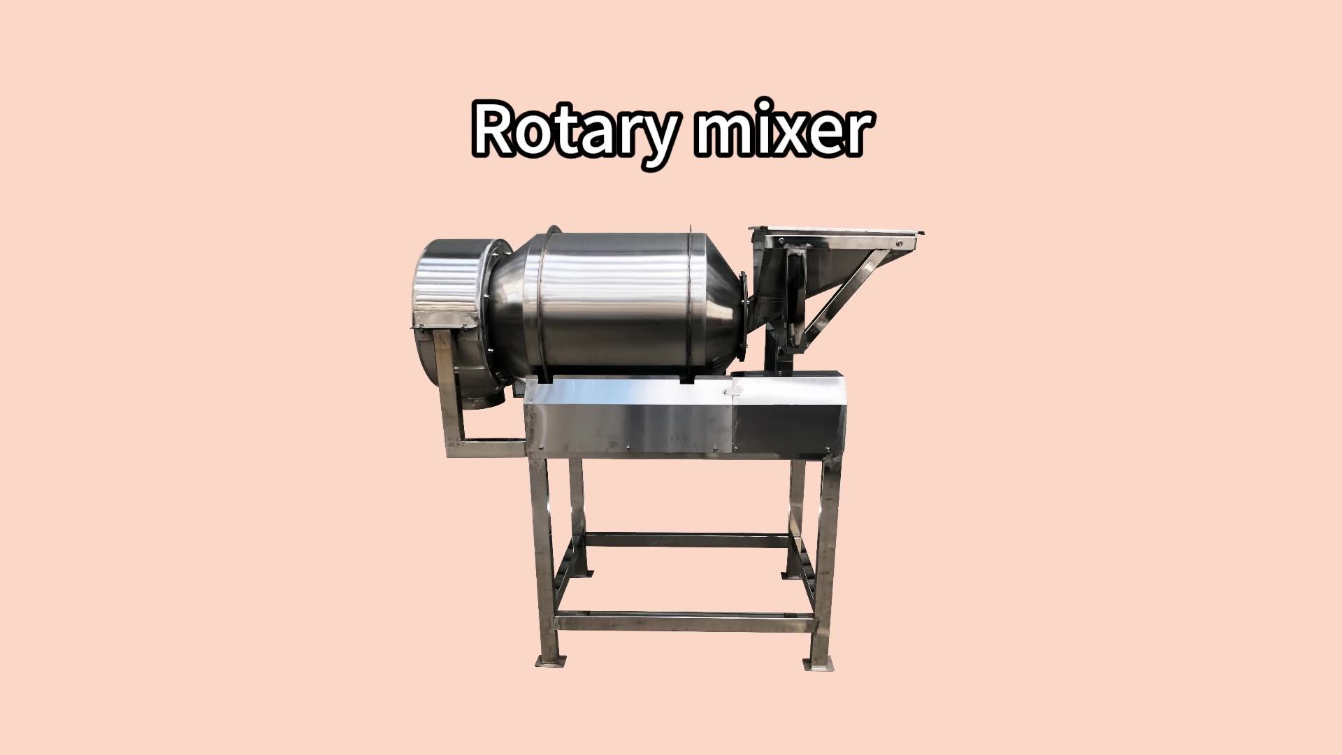 Food Grade Spice Drum Mixing Powder Stainless Steel Food Drum Mixer ...