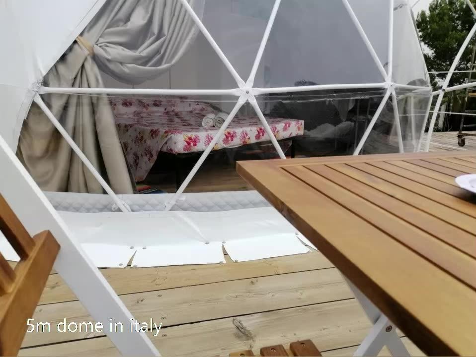 Waterproof Glamping Resort Insulated Geodesic Domo House Tents Geodome ...