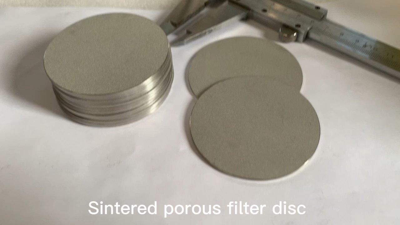 Sintered Porous Stainless Steel Frit For 17 27 37 47 Mm Diameter ...