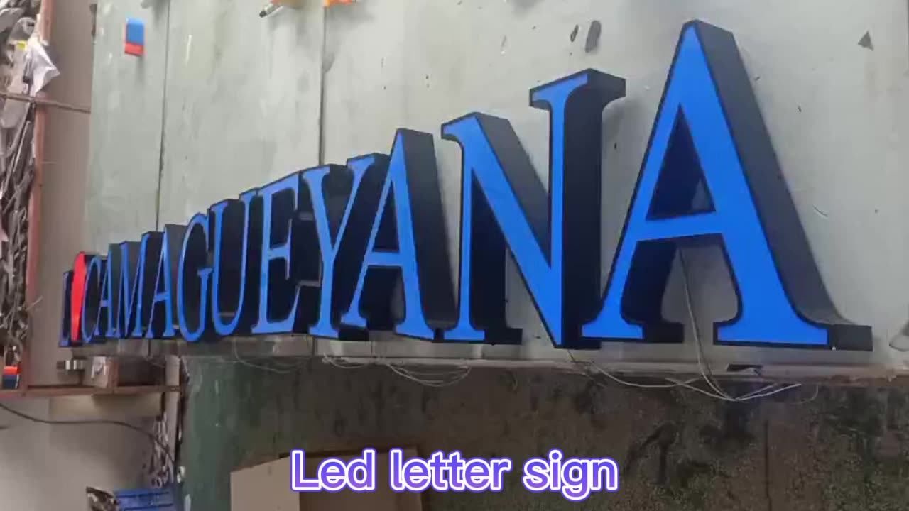 Papan Nama Led 3d,Papan Huruf Bersinar,Led 3d,Etalase,Desain Papan Nama ...