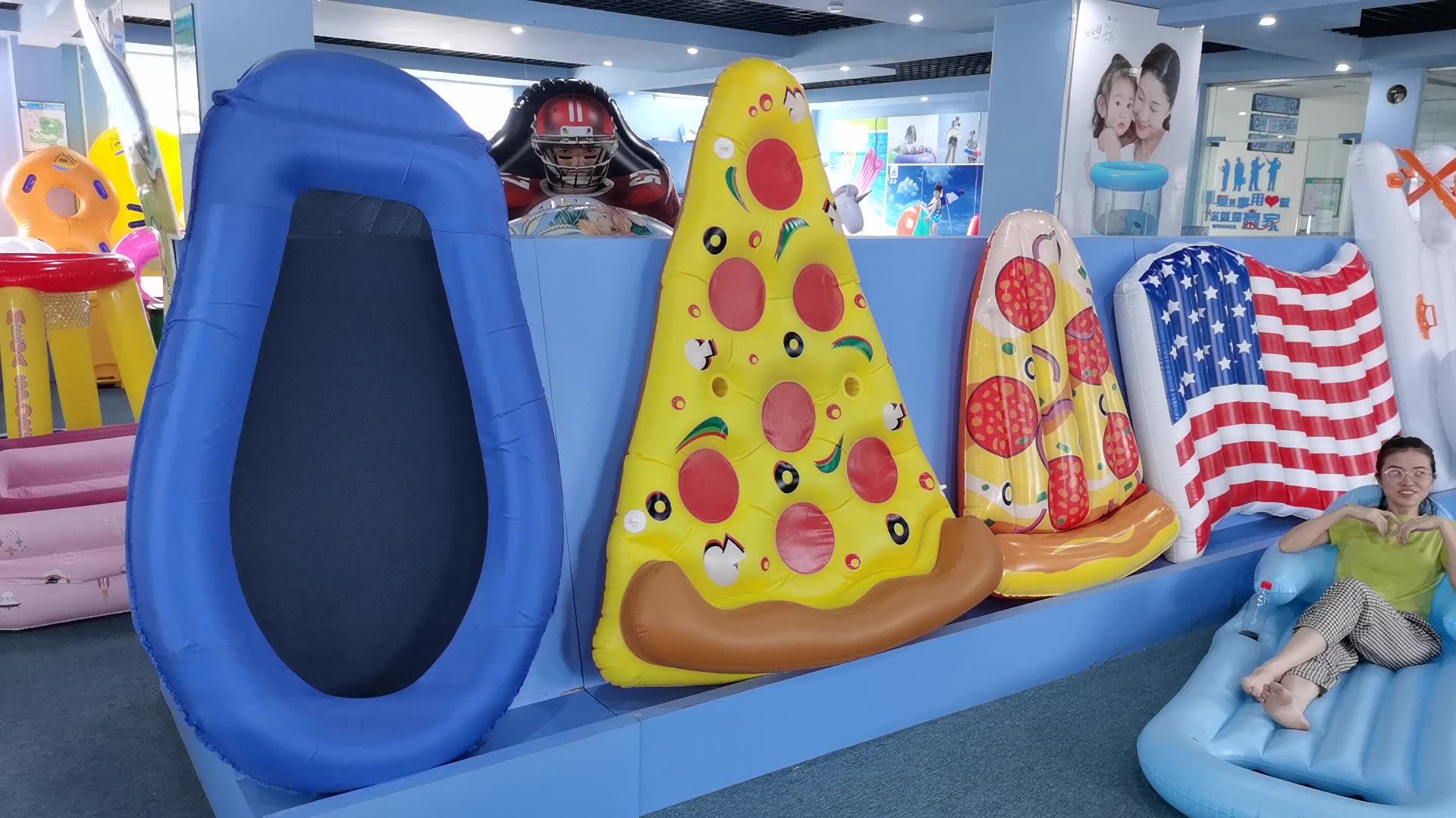 Factory 2 Person Couple Pvc Inflatable Pool Float Raft Floating Bed ...