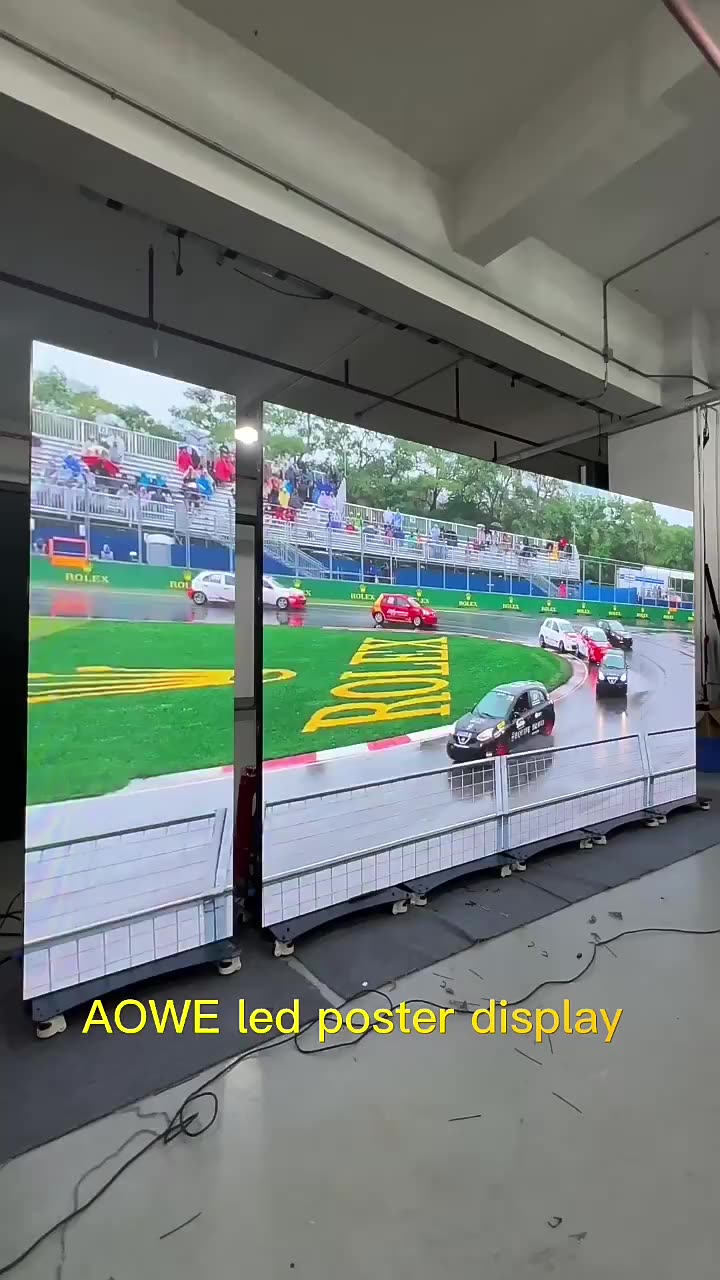 Seamless Splicing Led Poster Video Wall Indoor 4k Display Mobile Pantallas Led For Events 1 ...