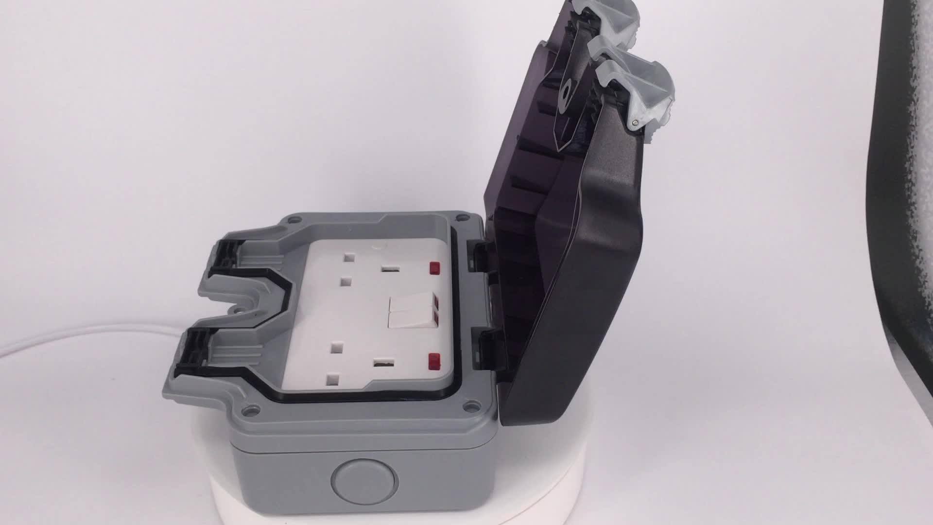 Outdoor Waterproof Electric Switches And Sockets Protect Outdoor ...