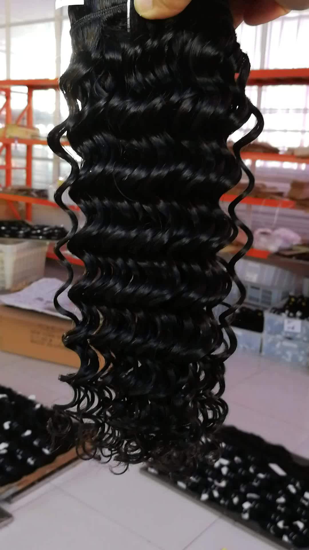 10a Brazilian Virgin Hair Deep Wave Natural Color 20 Inch Cheap Virgin ...