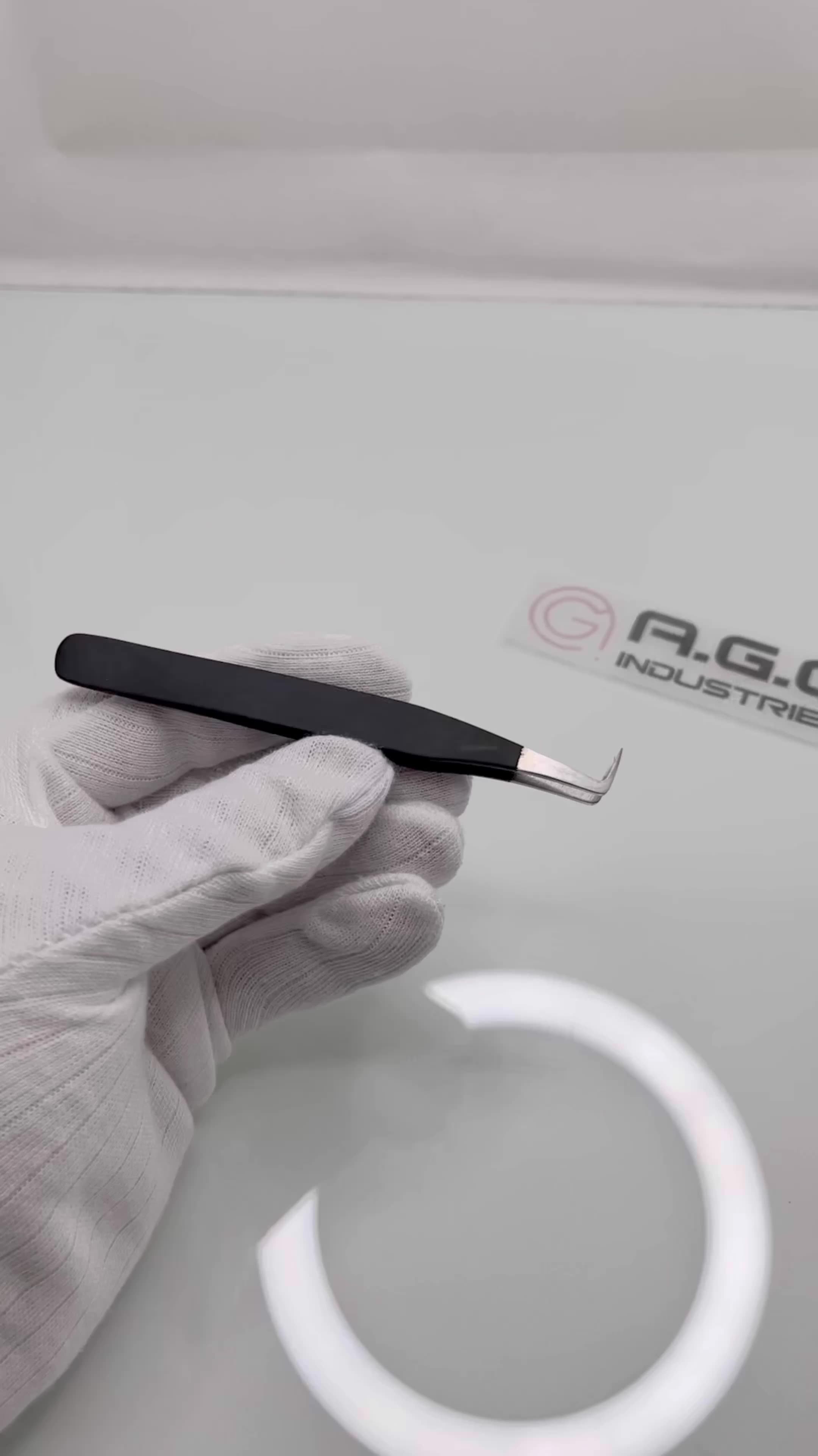 Custom Logo Beauty Tools Diy Lash Extension Tweezer For Eyelash ...