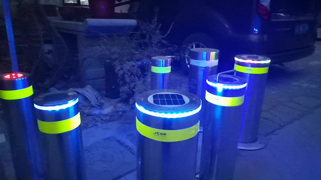 Stainless Steel Solar Light Bollard Solar Bettery Bollard Removable ...