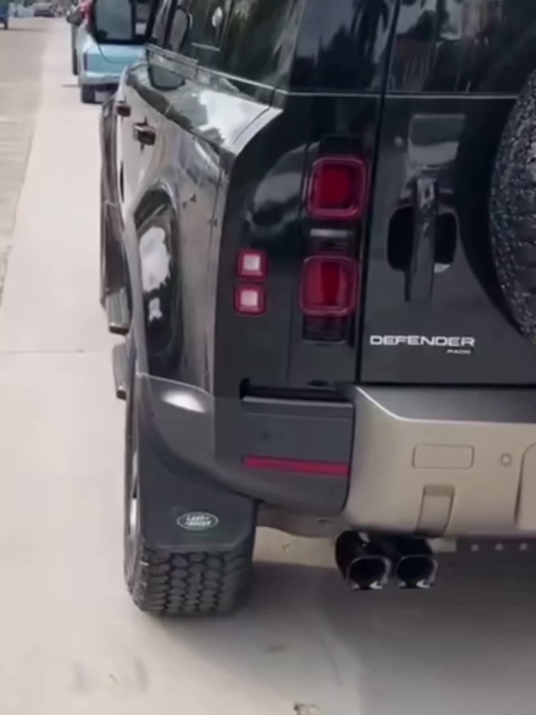 For Land Rover Defender L663 2020+ Silver Brushed Stainless Steel ...