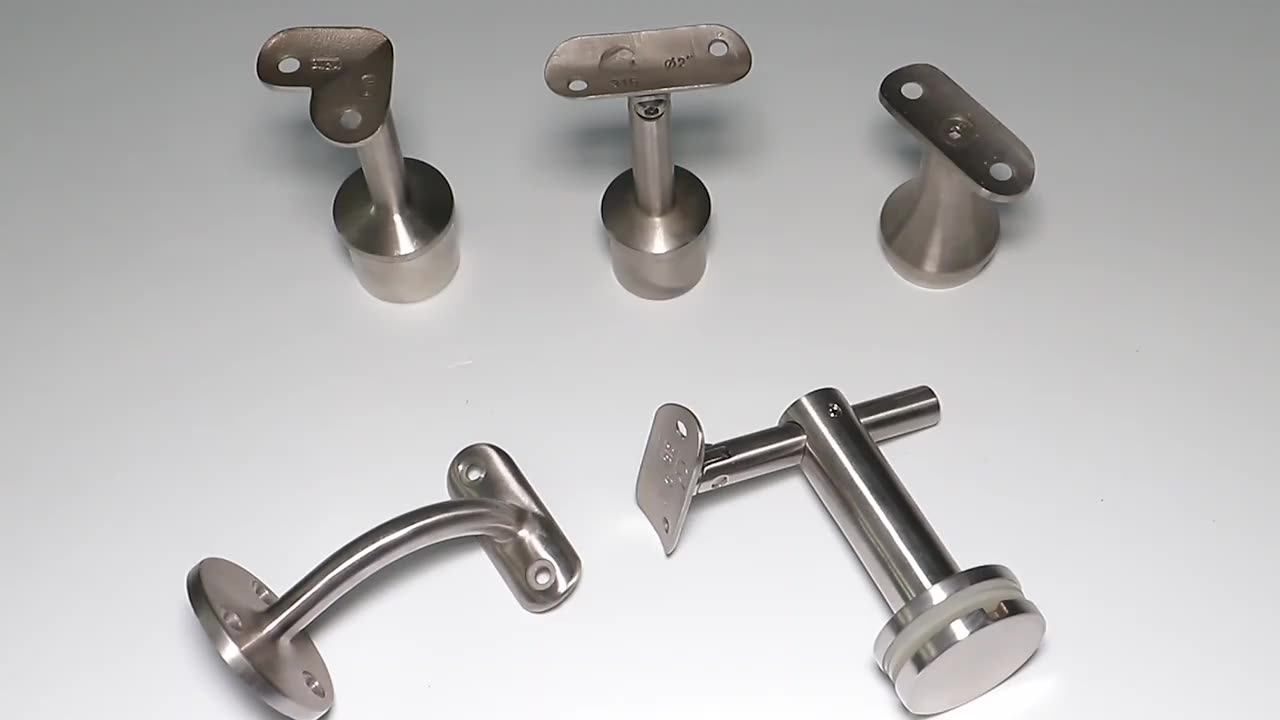Stainless Steel Stair Brackets Supports Railing Accessories Handrail ...