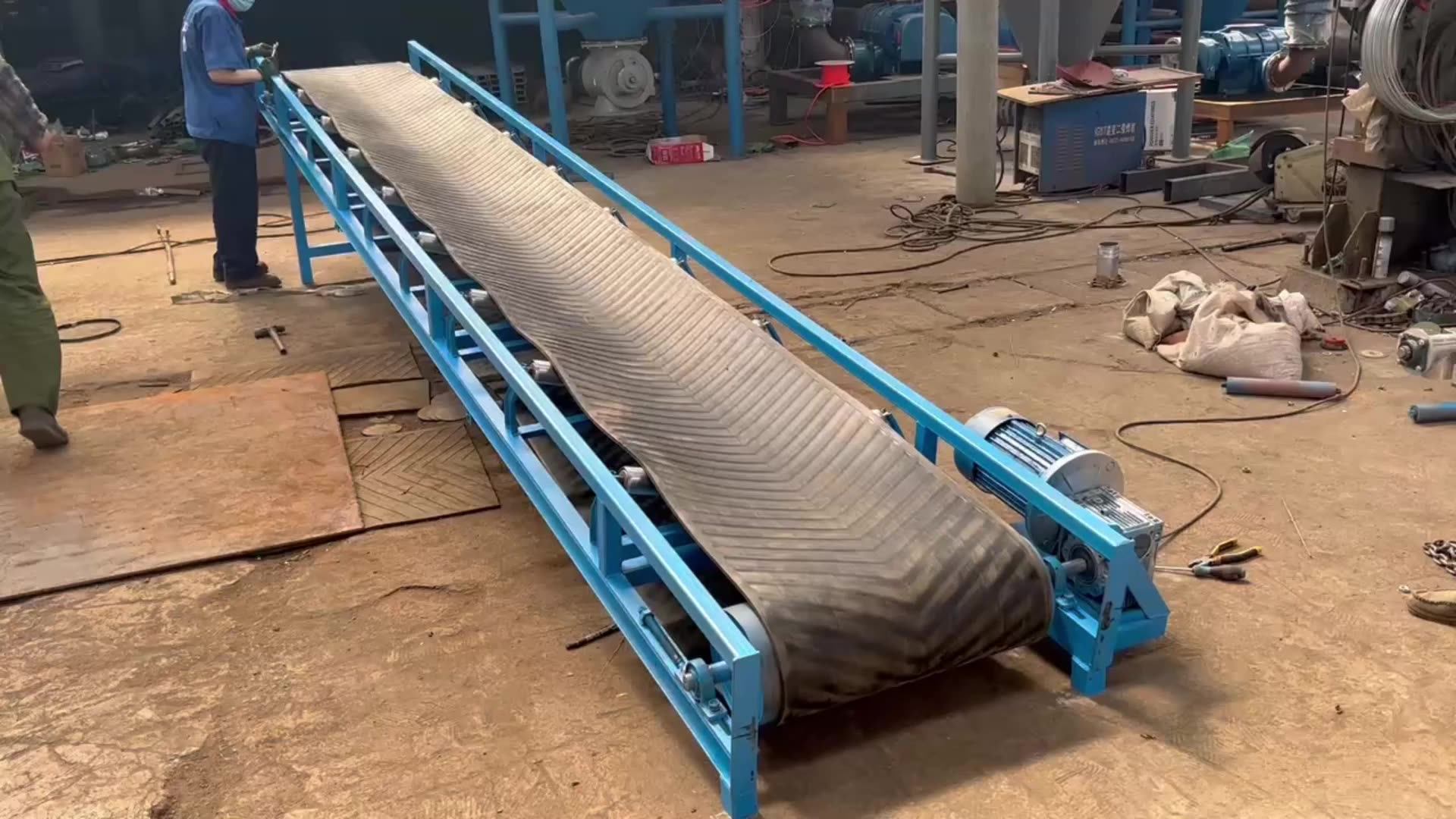 Folding Belt Conveyor Plate Chain Conveyor Telescopic Trough Belt ...