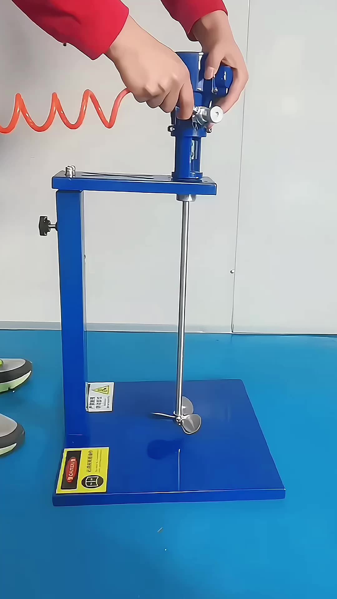 Sprall 5 Gallon Paint Color Coating Adhesive Pneumatic Mixer Stirrer ...