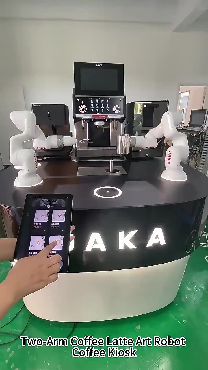 Automatic Coffee Machines With Robot Arm Coffee Making Robot For Malls ...