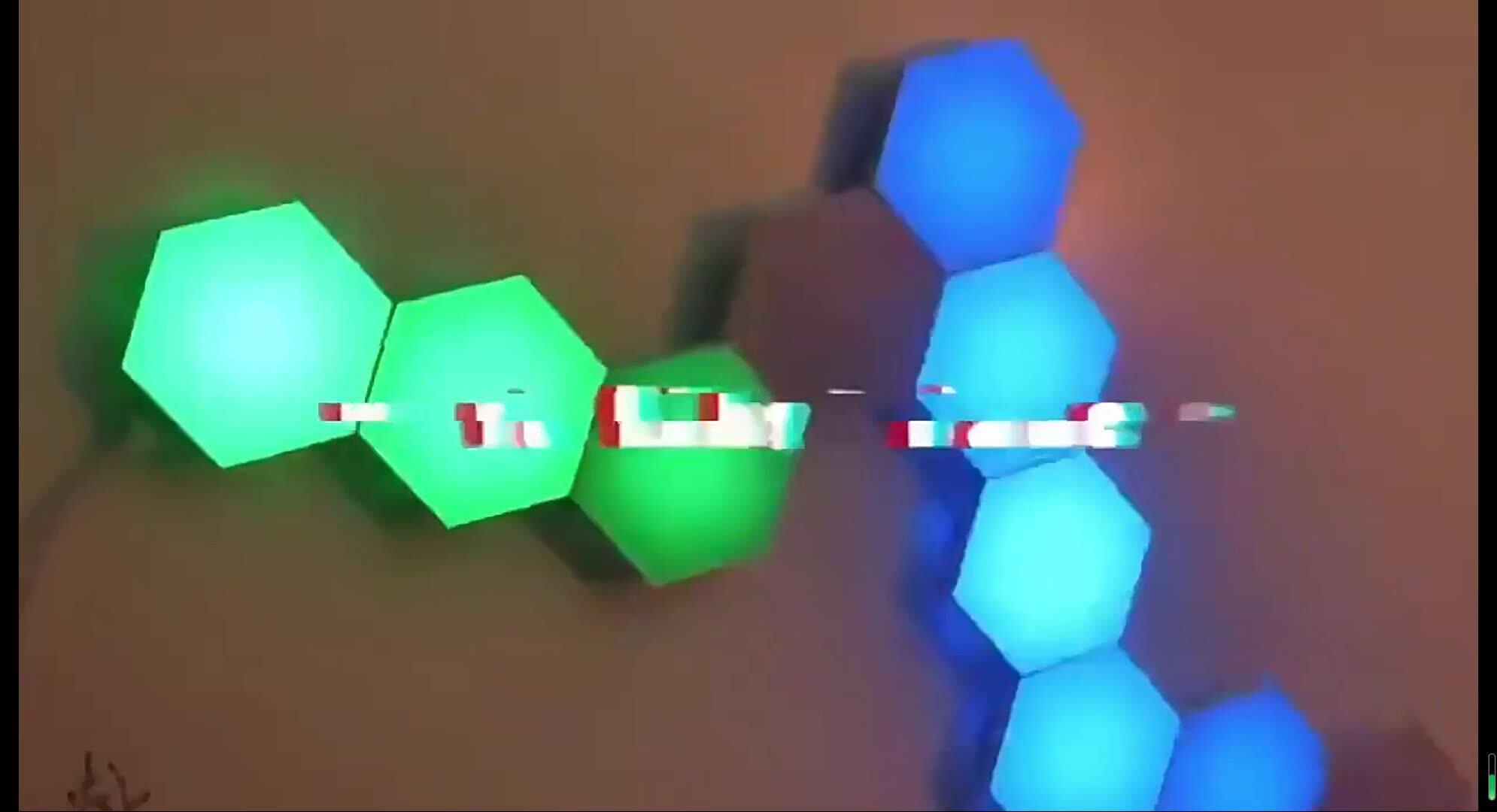 Custom Diy Mood Hexagon Led Lights Magnetic Remote Control Smart Home ...