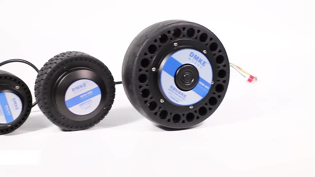 4.5 Inch 1.1nm Dc24v Integrated Driver Dc Brushless Wheel Hub Servo ...