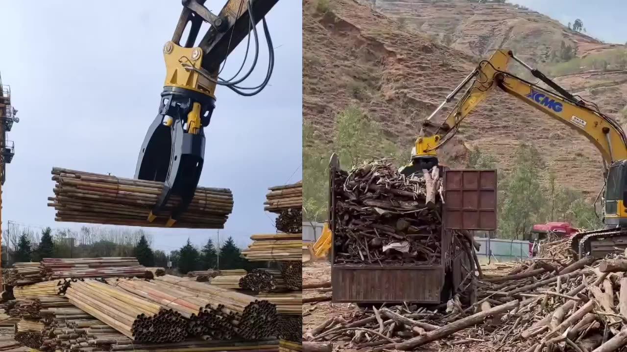 Monde Hydraulic Log Grapple Hydraulic Grapple Excavator Hydraulic Log ...