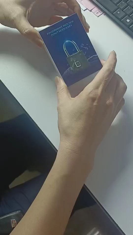 Candado Con Huella Digital Travel Security Door Lock Smart Keyless Usb ...