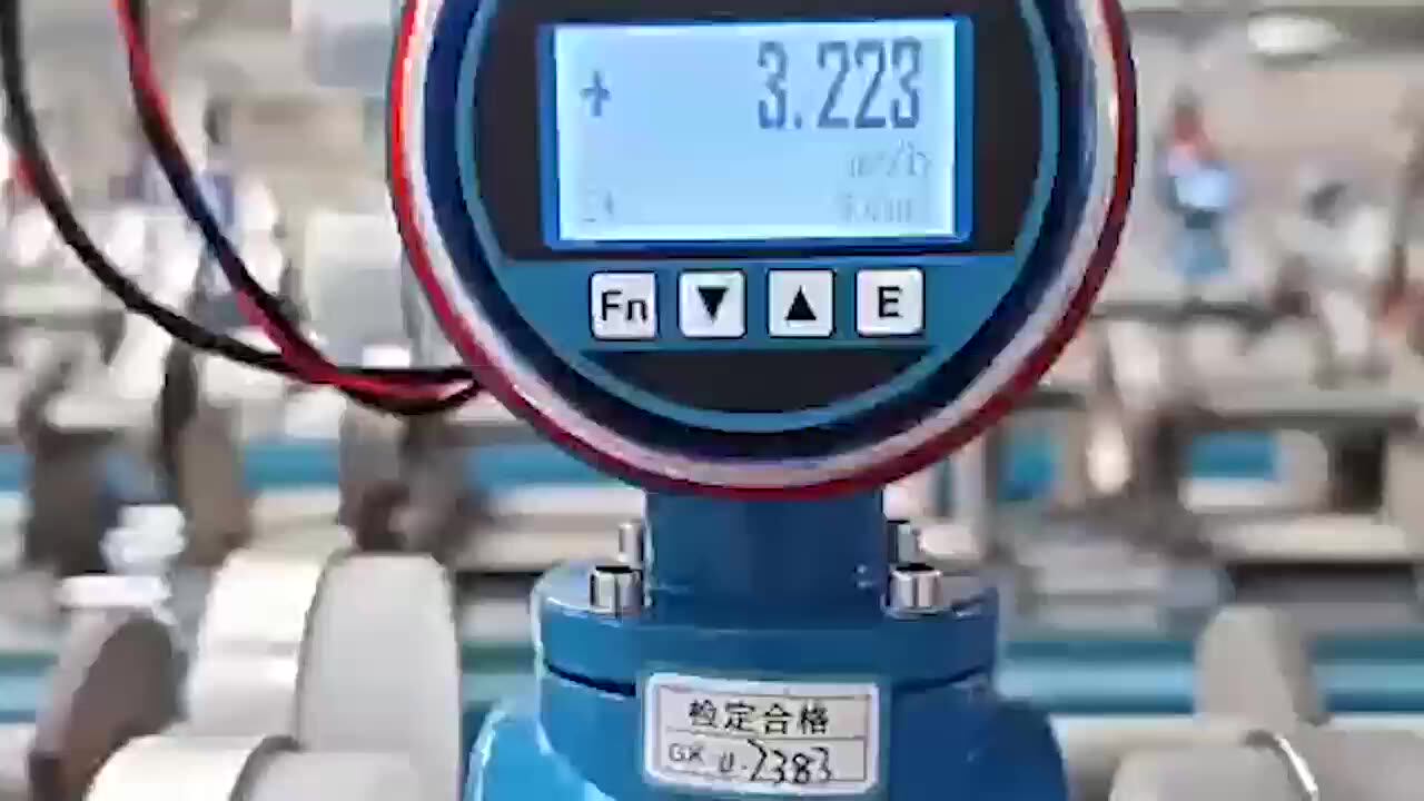 Dn3-dn3000 Electromagnetic Flowmeter Rs485 Sea Water Flow Meter Sewage ...