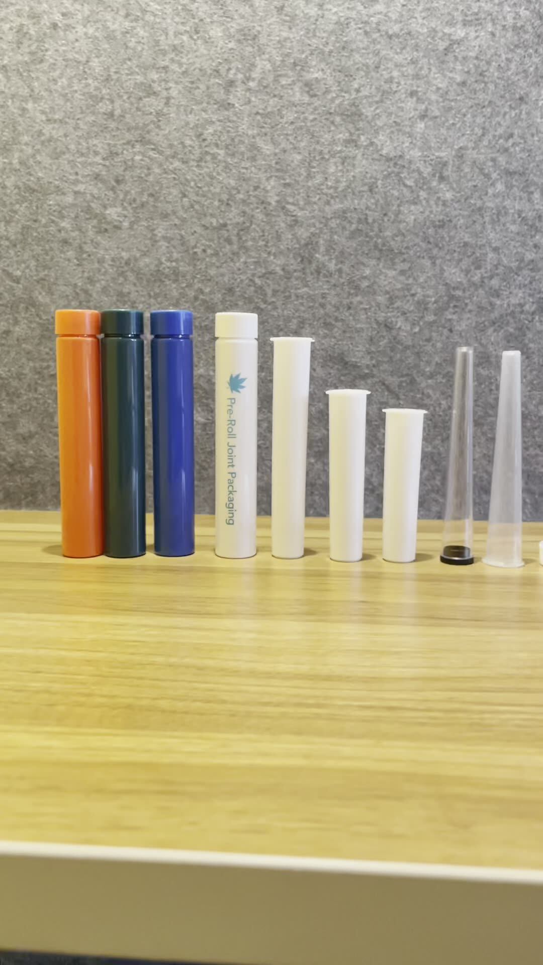 Wholesale King Size Cone Plastic Tube 14x120mm 90mm 98mm 116mm Black ...