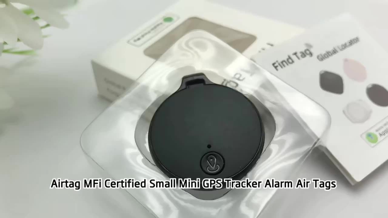 Airtag Mfi Certified Small Mini Gps Tracker Alarm Air Tags Key Finder ...