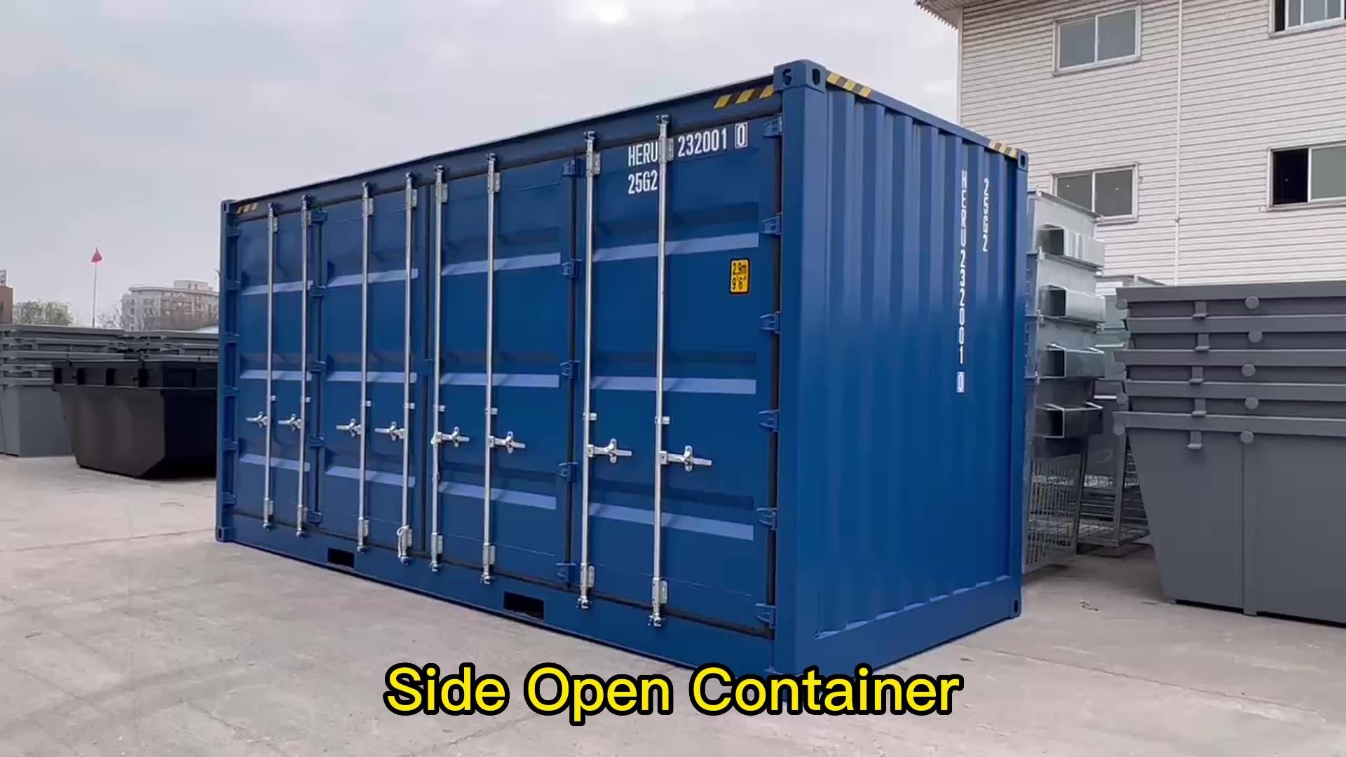 20ft Side Opening Container Multiple Doors Container Customized ...