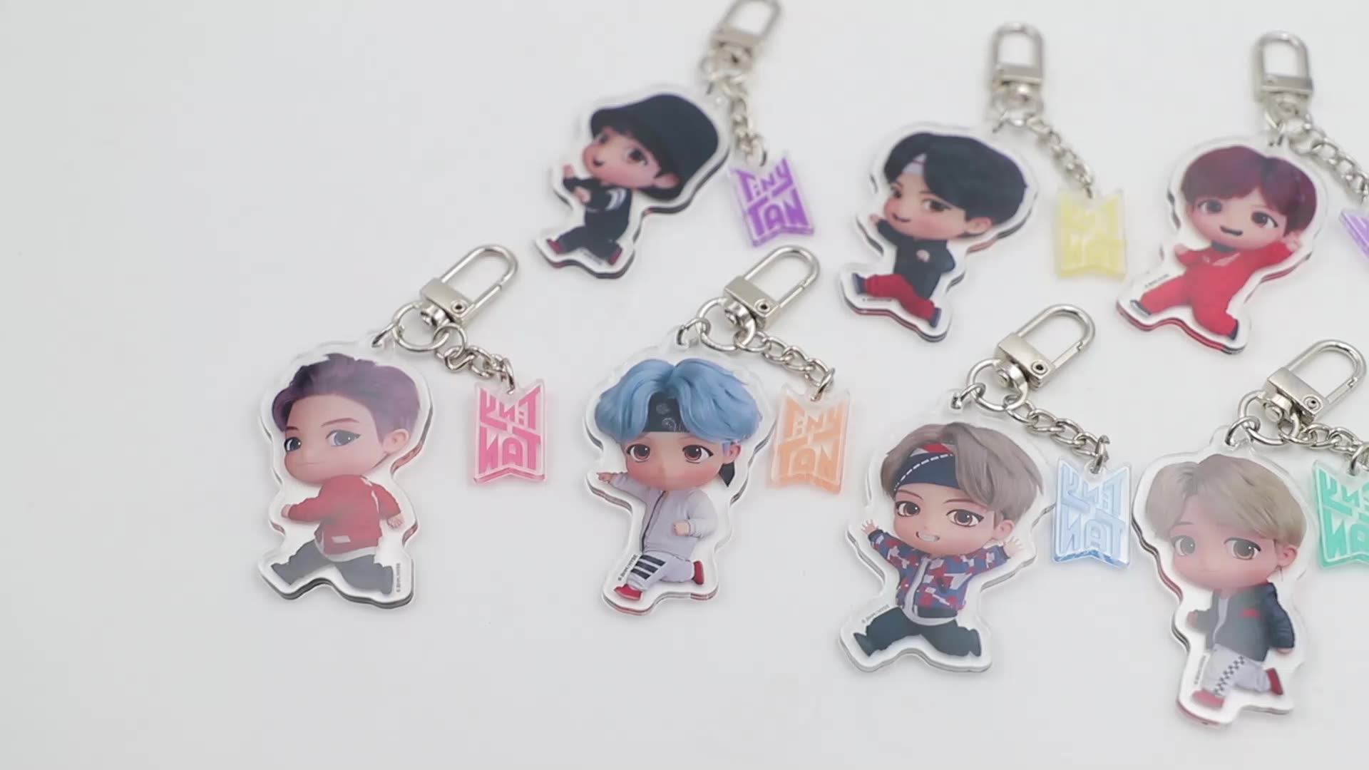 Paka Hot Sale Bt Custom S Photo Kpop Acrylic Keychain Printed Bt ...
