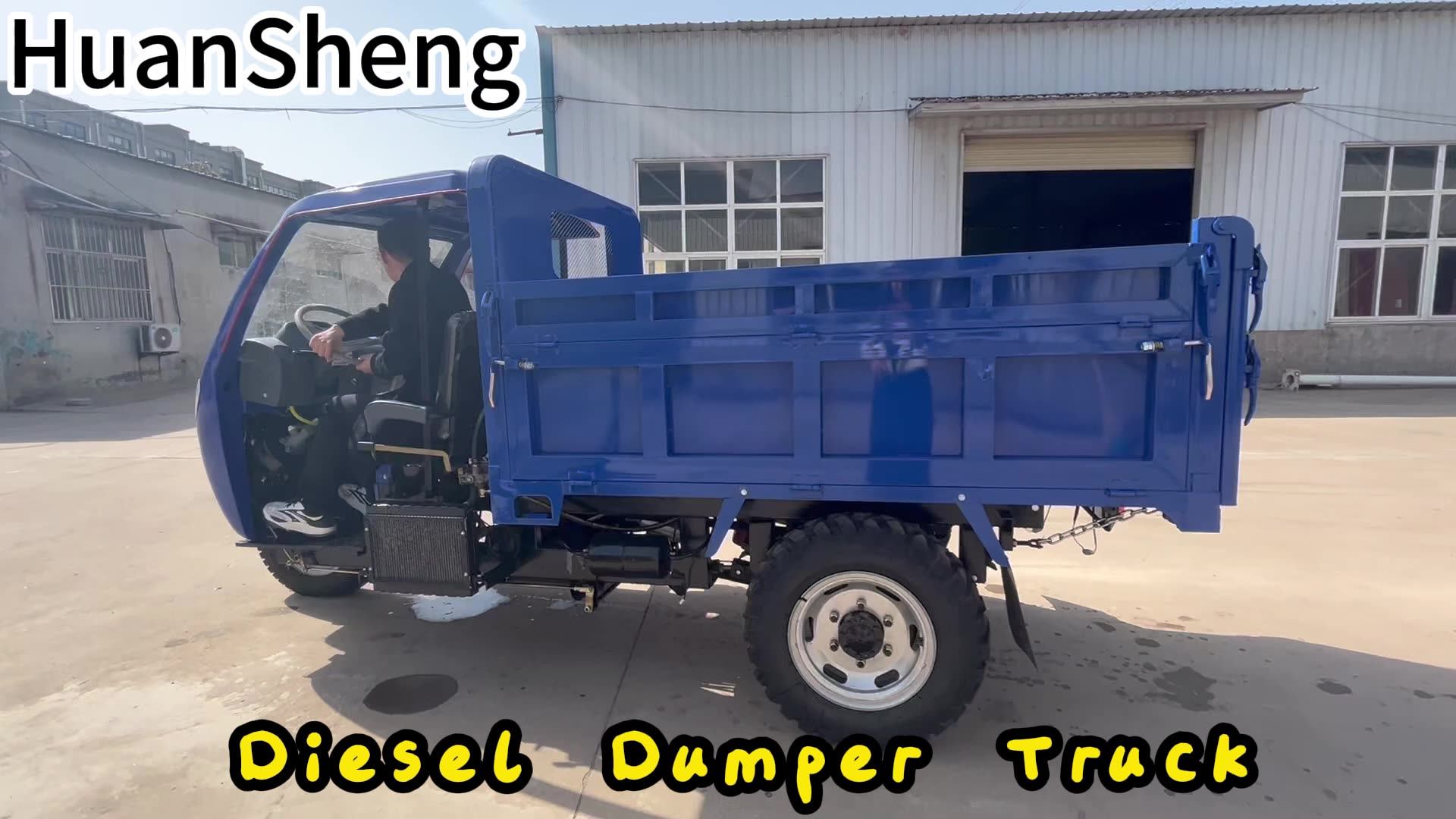 Huansheng Chinese Dumper Truck In Jamaica 25hp Diesel Dumper Truck 4t ...