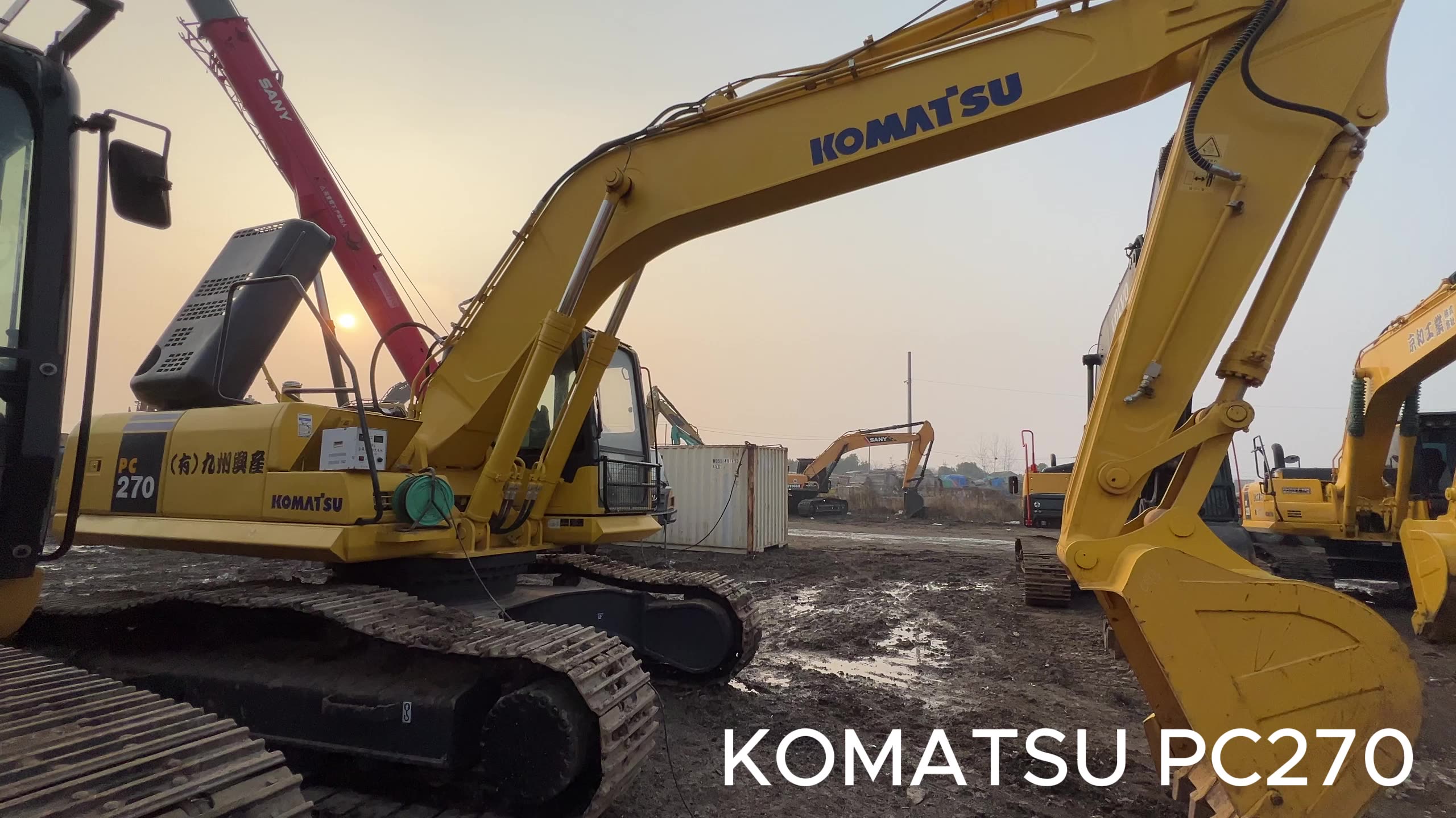 Japan Original Komatsu Pc270 Used Excavator Large 27ton High Quality Construction Machinery Used ...