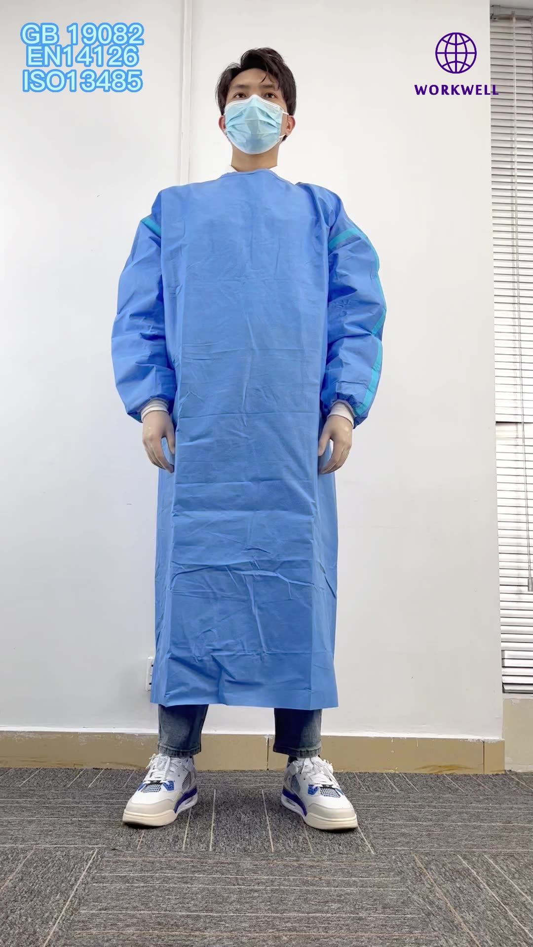 Factory Directly Astmf1670 Ppe Gowns Uniforms Workwear Iso13485 Aami ...