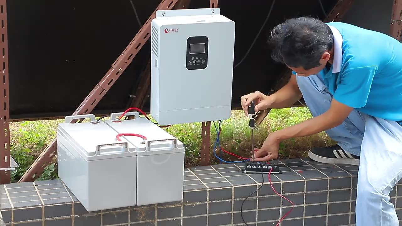 Full House 4 Kw 2000w Solar Hybrid Power System 2kva 2kw Solar Panel ...