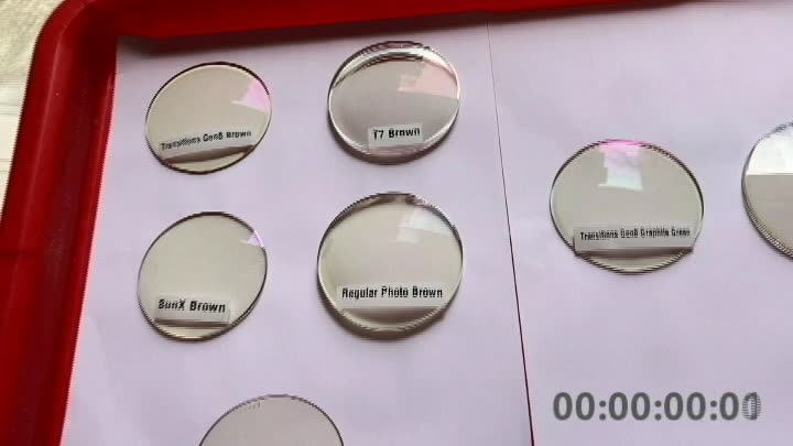 029) Verres À Double Foyer Sans Cadre Flat Top Bifocale Lentille ...