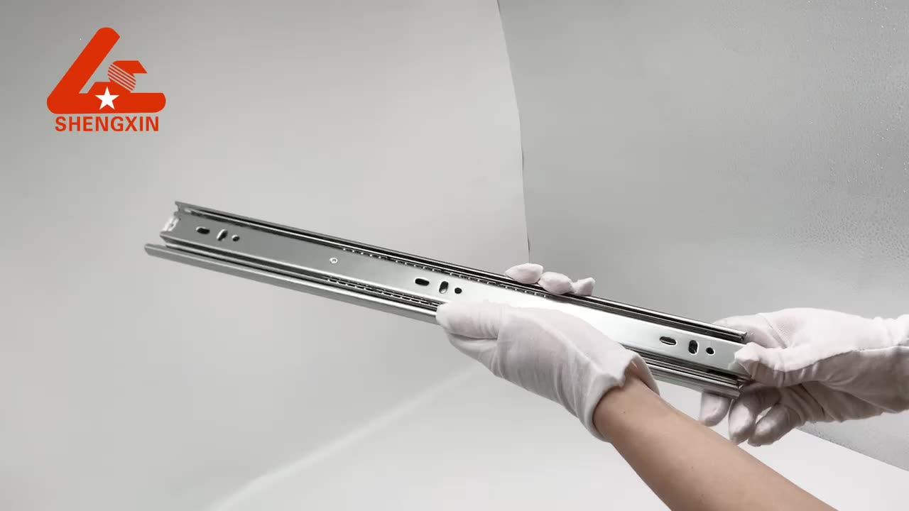 Drawer Slides Removable Ball Bearing Telescopic Storage Box Channel ...