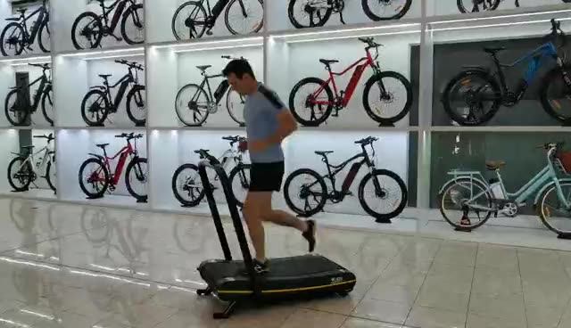 Self Propelled Treadmill Curved With Folding Home Use Wholesale Fitness ...