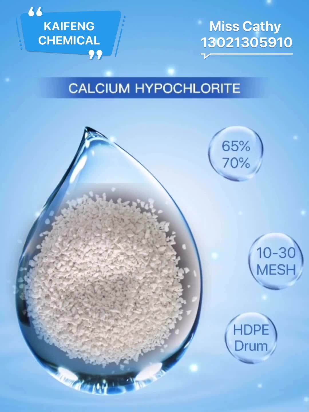 Calcium Hypochlorite 65,70 Granular For Water Disinfection - Buy ...