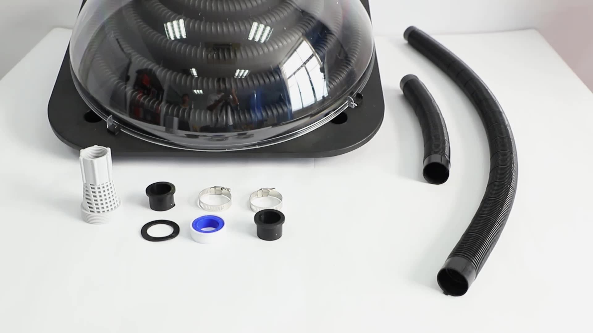 Outdoor Swimming Pools Freestanding Solar Dome Heater - Buy Solar Dome ...