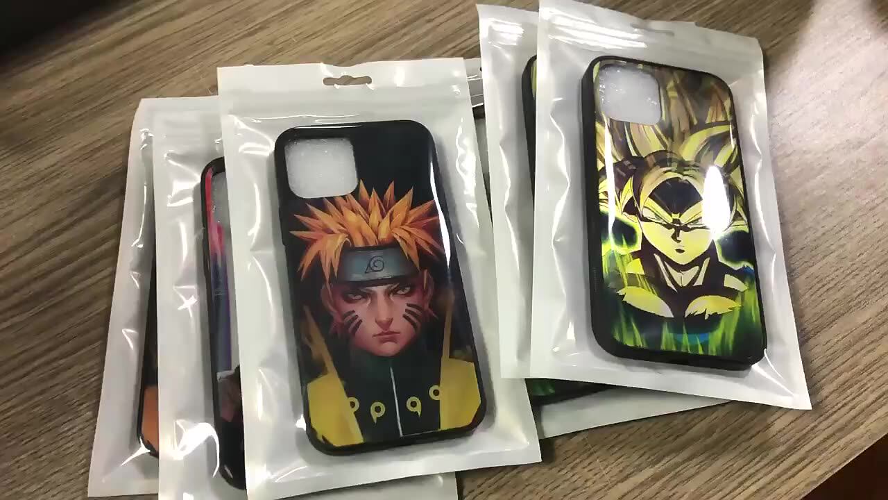 Wholesale And Custom 3d Lenticular Flip Anime Sticker Cell Phone Case ...