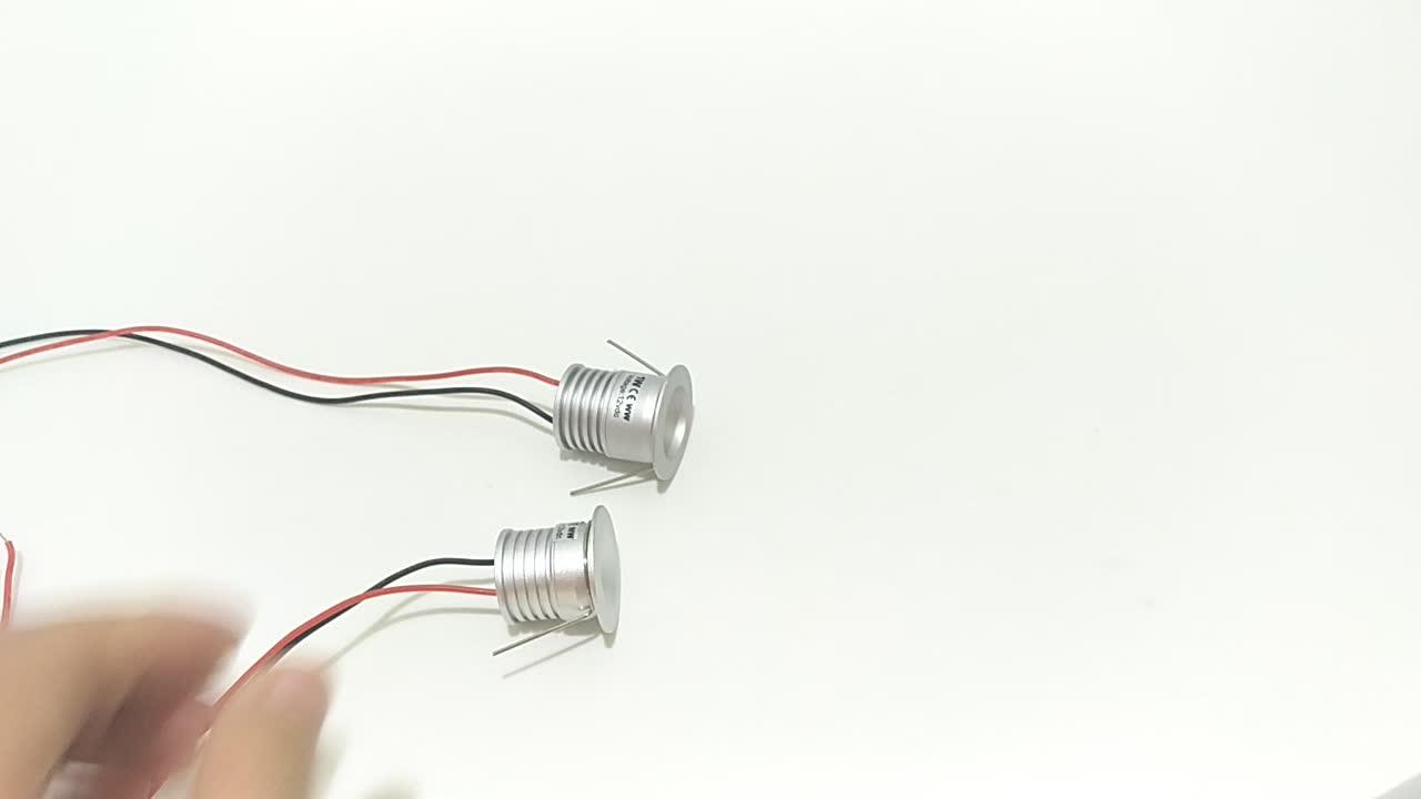 3v 12v 25mm 1w Mini Led Downlights - Buy 3v Led Downlight,25mm Led ...