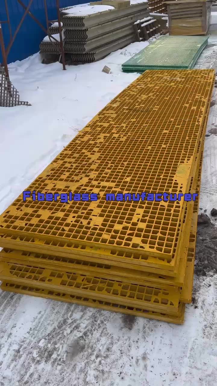 Grp/frp Plastic Grating Frp Panel Molded Floor Drain Grate Cost ...