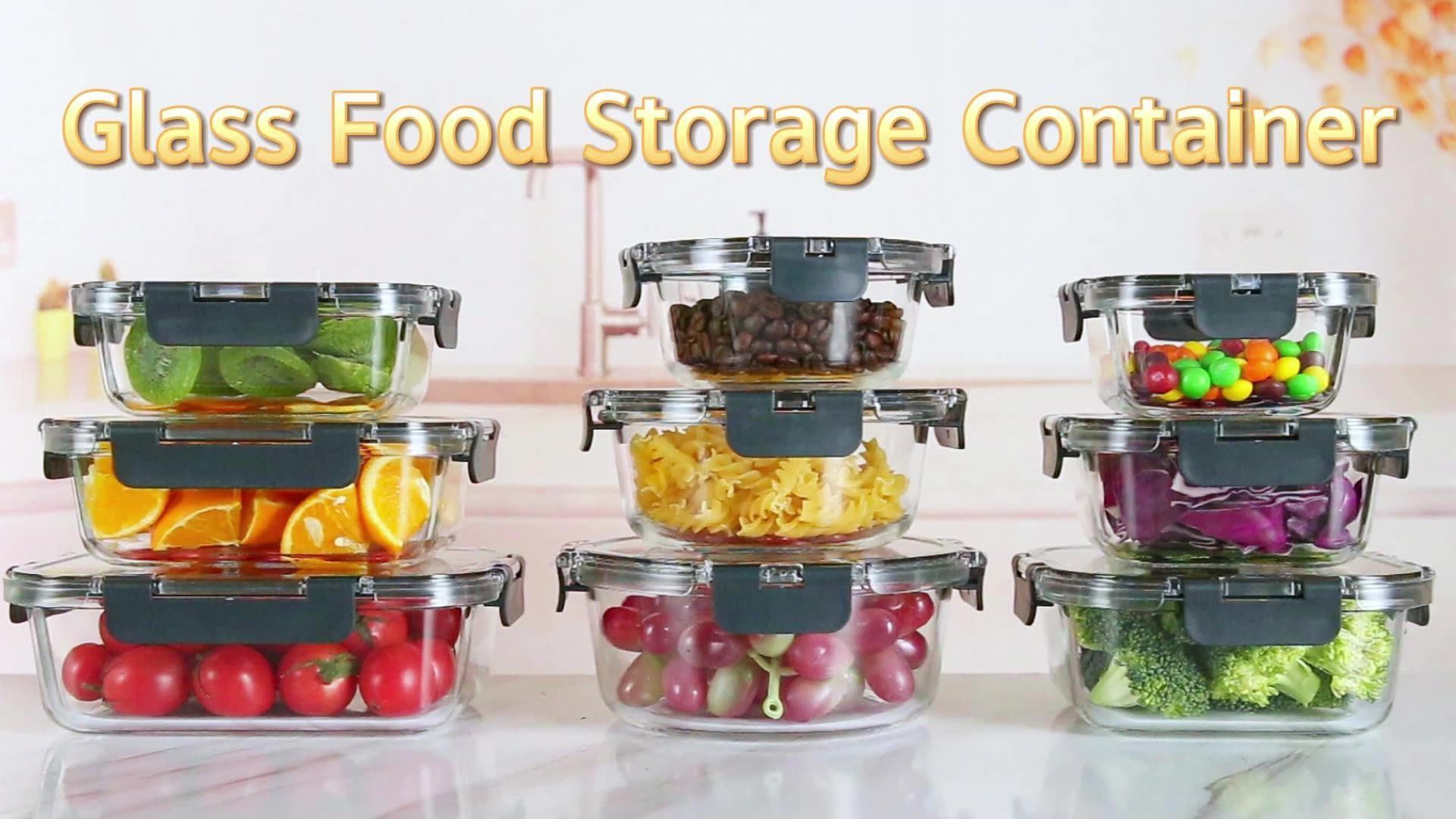 24pc Bpa-free Transparent Plastic Airtight Lids Kitchen Food Storage ...