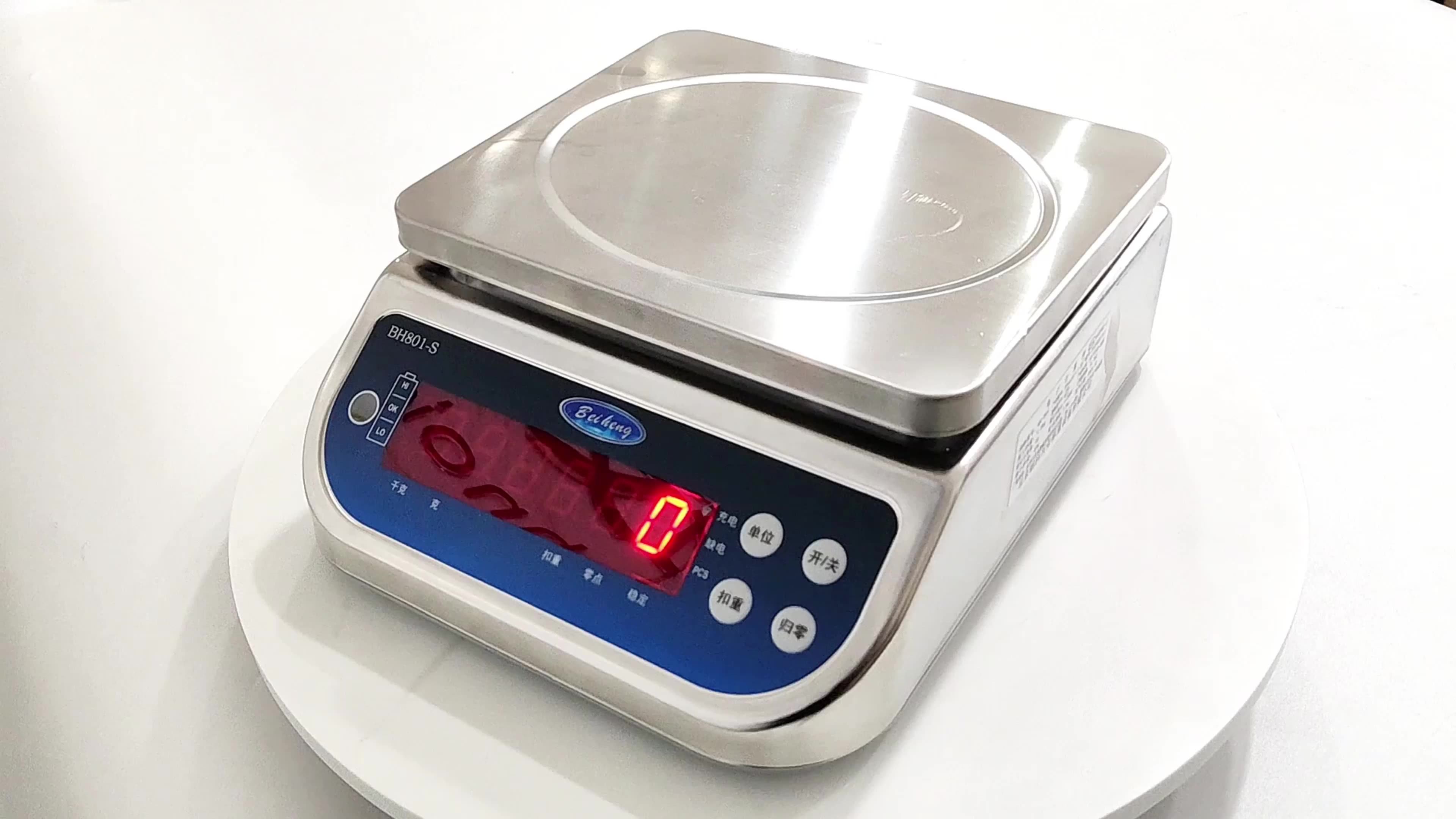 Beiheng 3-30kg Electronic Digital Scale Waterproof Table Scale ...