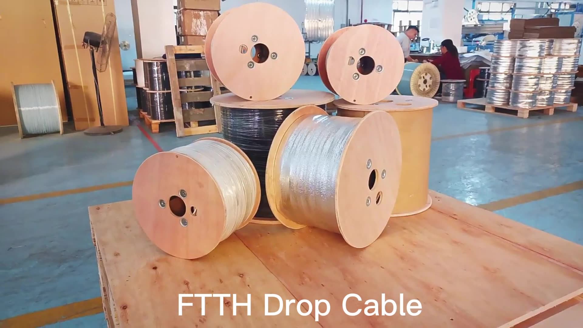 Fiber Optical Drop Cable Cores Fibra Optica Lszh Jacket Ftth Fiber To ...