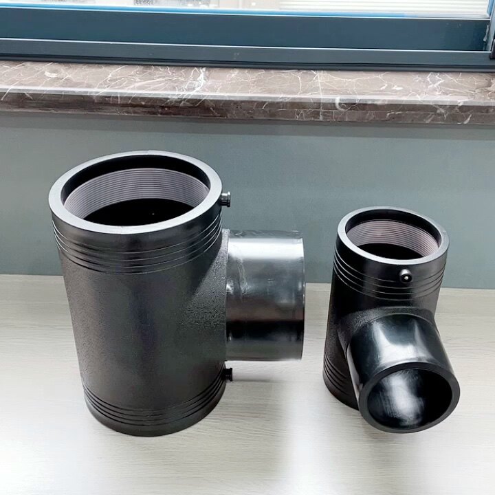 Factory Outlet 40mm Plastic Hdpe Pipe Fitting Electrofusion Equal Tee ...