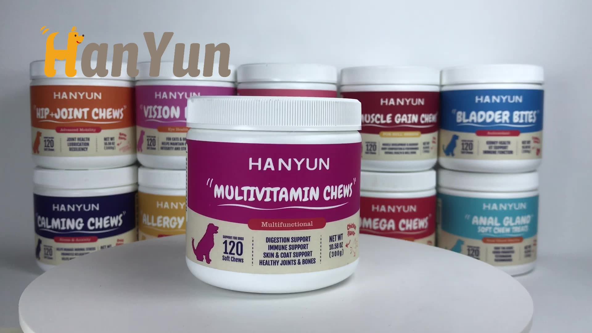 Hanyun Private Label Multivitamin Soft Chew For Dog Oem Joint Support ...
