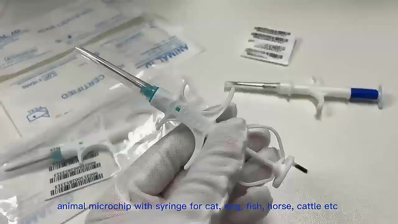 Injectable Animal Tracking Microchip With Syringe Universal Glass Tag ...