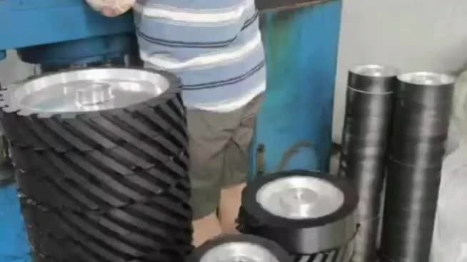 10" Rubber Expander Wheel Motor Diy Abrasive Grinding Wheel Working ...