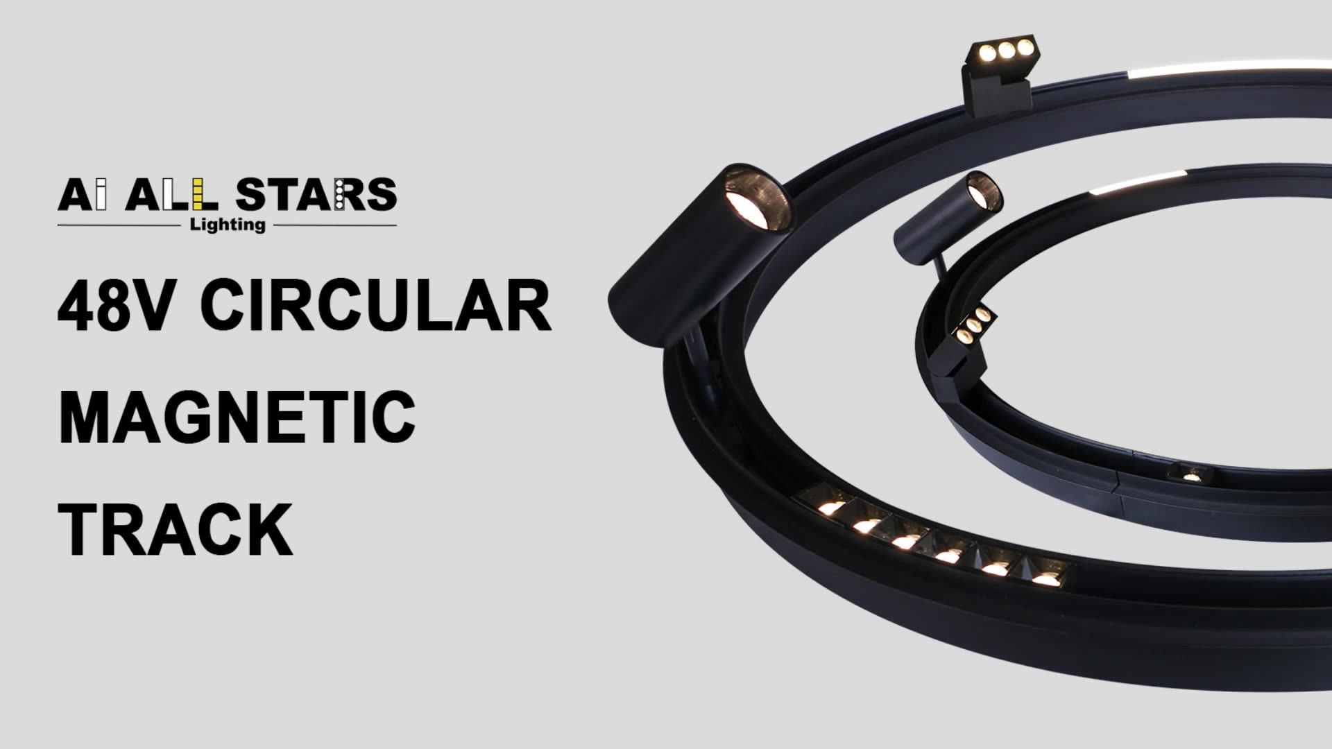 Magnetic Light System Recessed Magnetic Suction Lamp Magnet Track Light ...