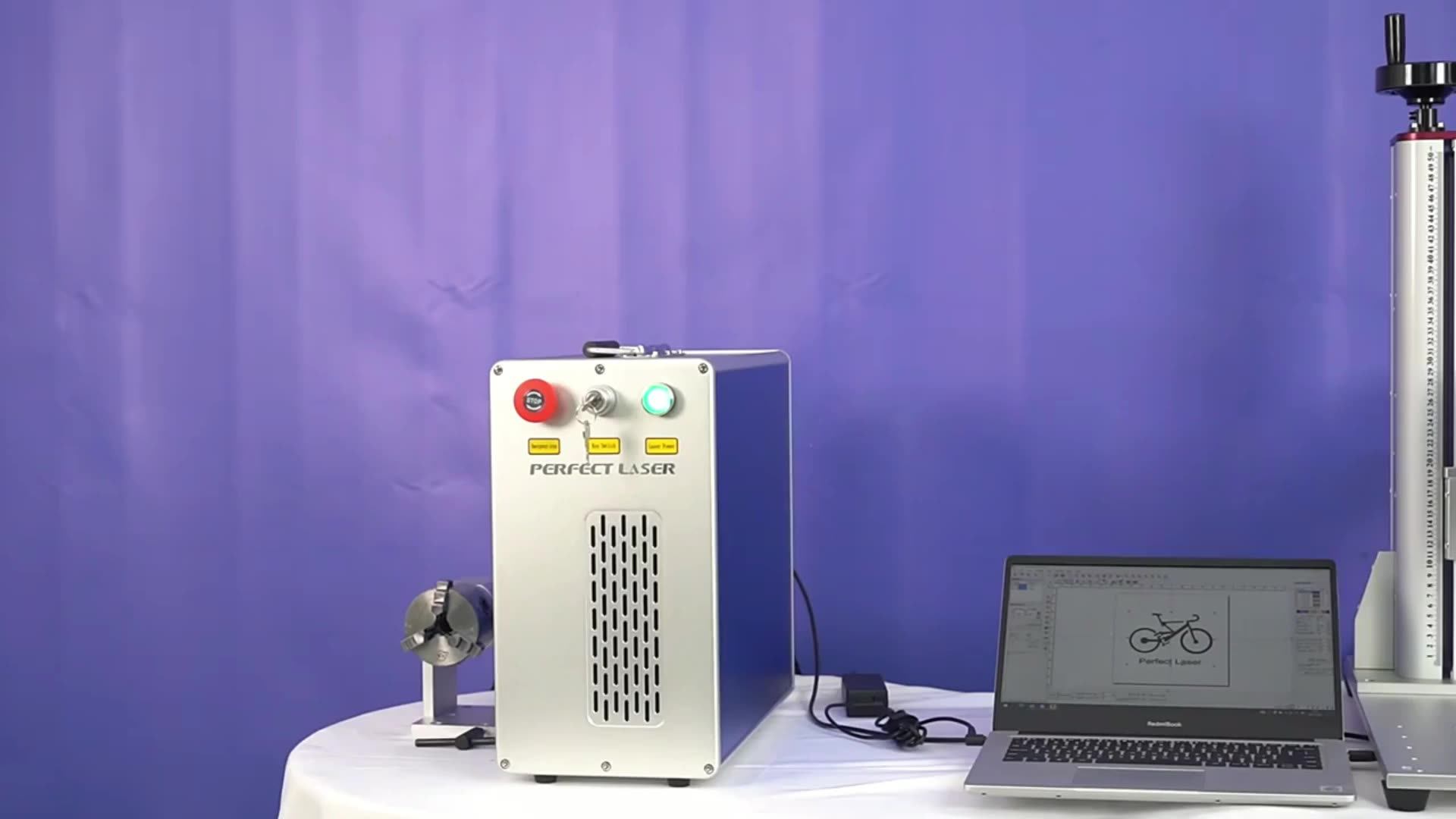 Perfect Laser Portable 20w 30w 50w Raycus Optical Steel Fiber Laser ...