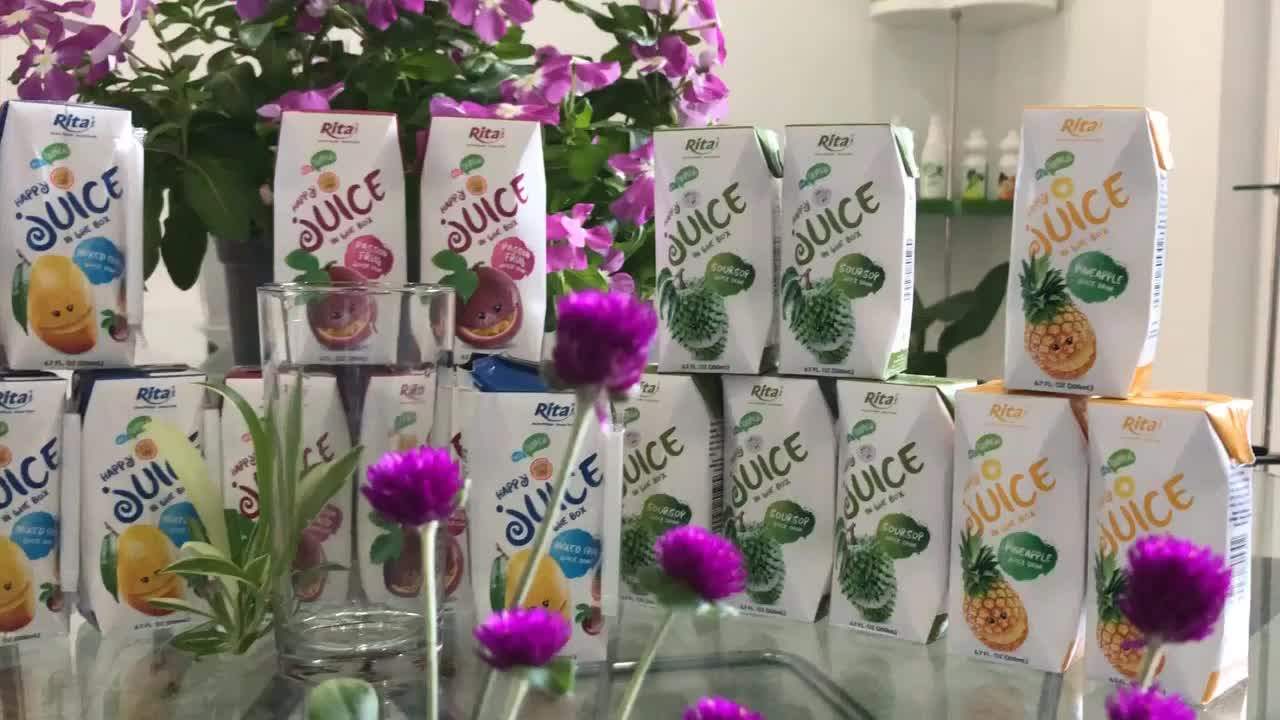 Grosir Minuman 200ml Kotak Kemasan Jus Jeruk Naturel Jus Buah Label ...