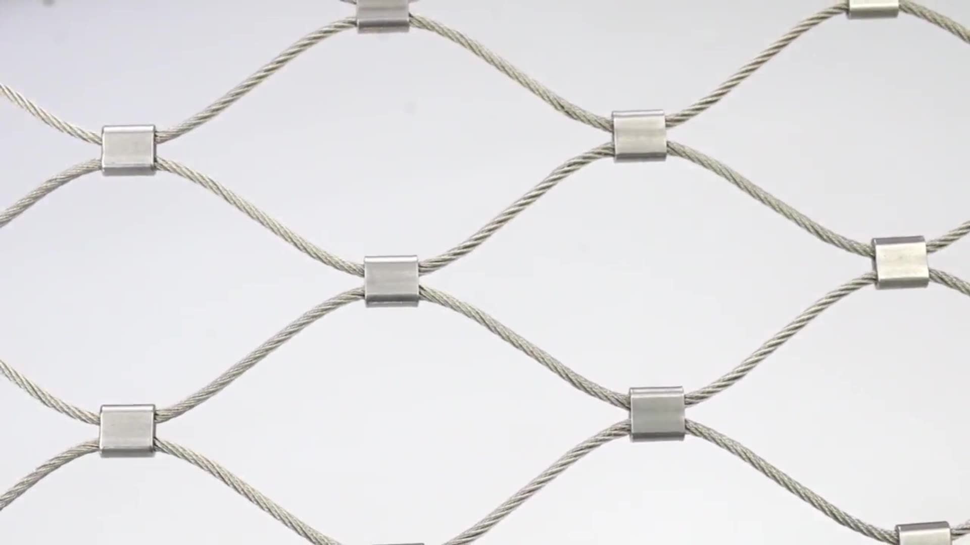 Inox 316 Flexible Stainless Steel Cable Rope Webnet X Tend Mesh - Buy X ...